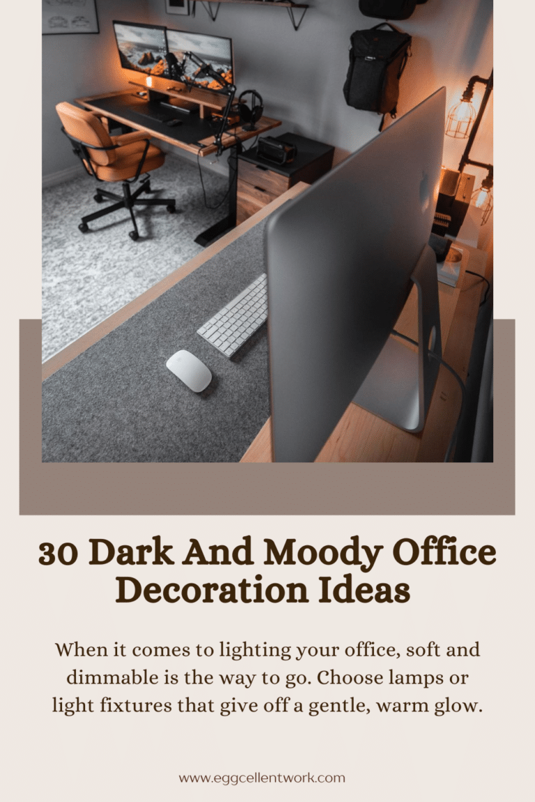 30 Dark And Moody Office Decoration Ideas and Inspirations That Exude ...