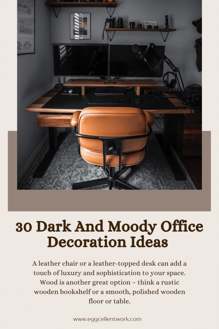 30 Dark And Moody Office Decoration Ideas and Inspirations That Exude ...