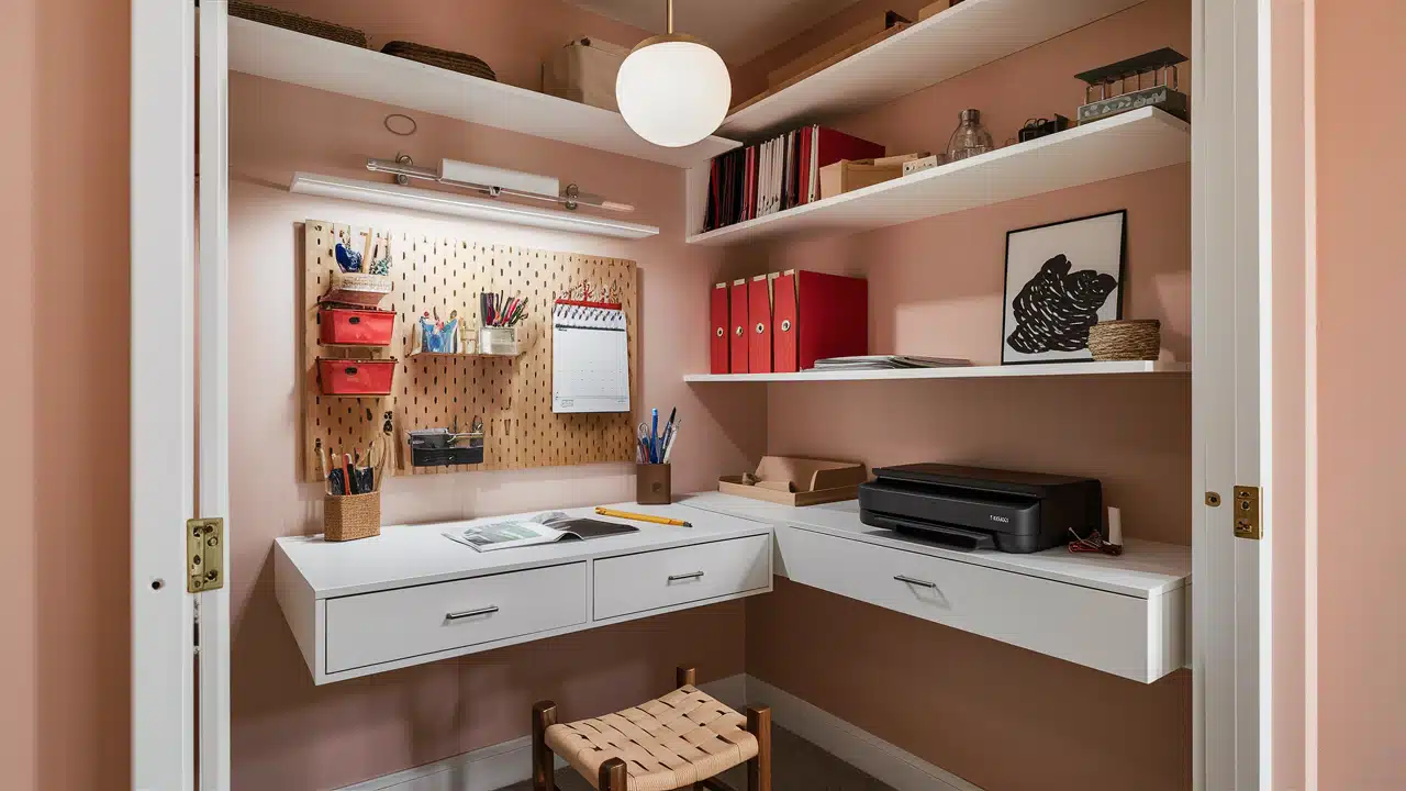 Closet Turned Office: 20+ Ingenious Ideas to Transform Your Storage ...