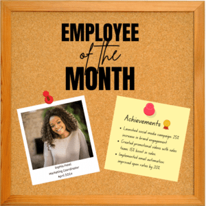 How to Decorate an Employee of the Month Board: 20 Ideas to Showcase ...