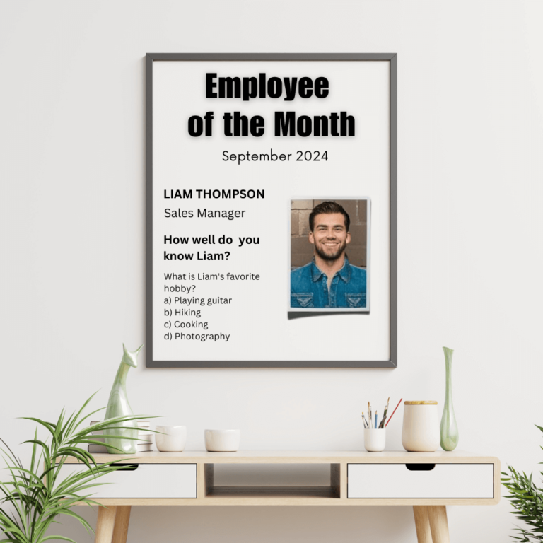 How to Decorate an Employee of the Month Board: 20 Ideas to Showcase ...
