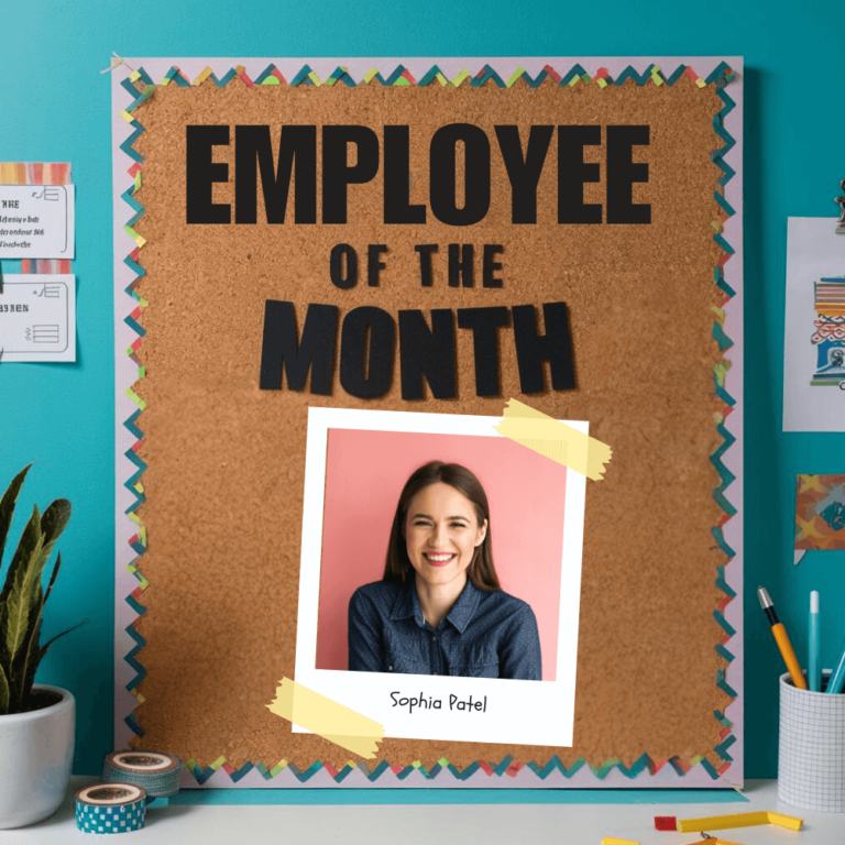 How to Decorate an Employee of the Month Board: 20 Ideas to Showcase ...