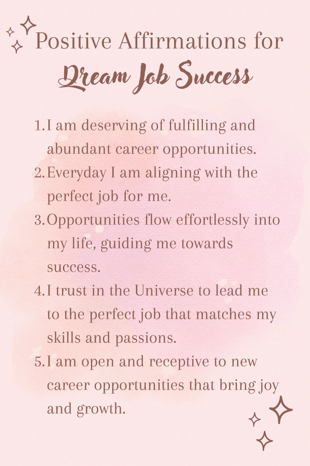 111+ Powerful Affirmations For Manifesting Your Dream Job