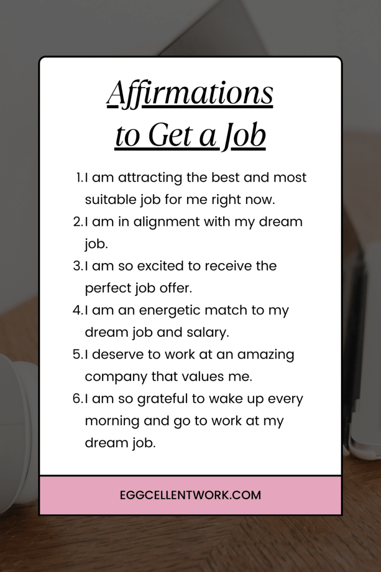 111+ Powerful Affirmations For Manifesting Your Dream Job