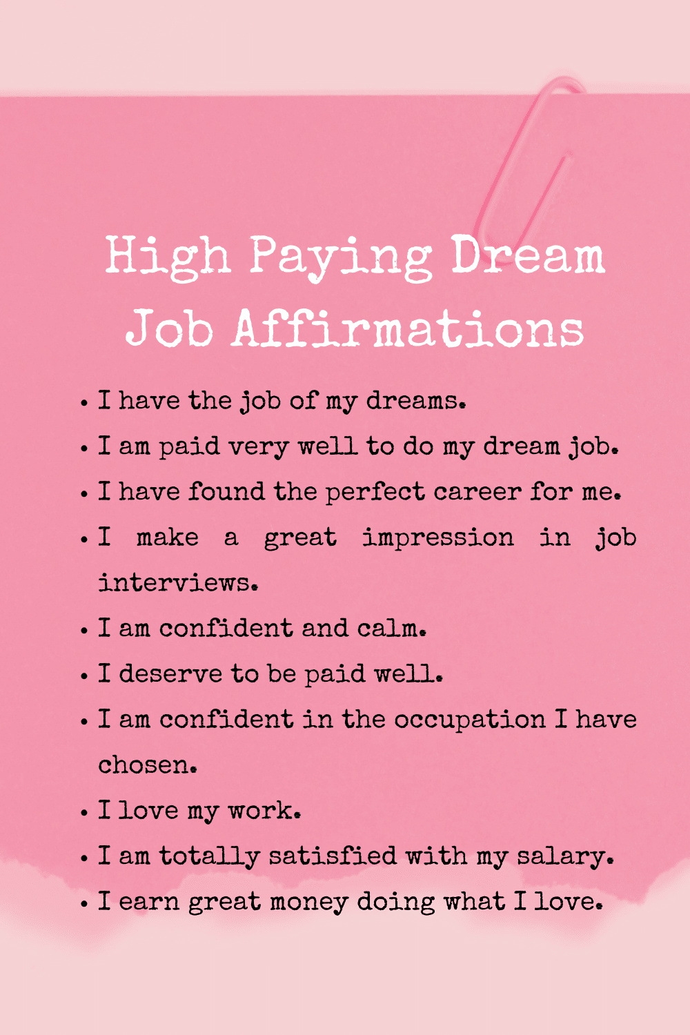 111+ Powerful Affirmations For Manifesting Your Dream Job