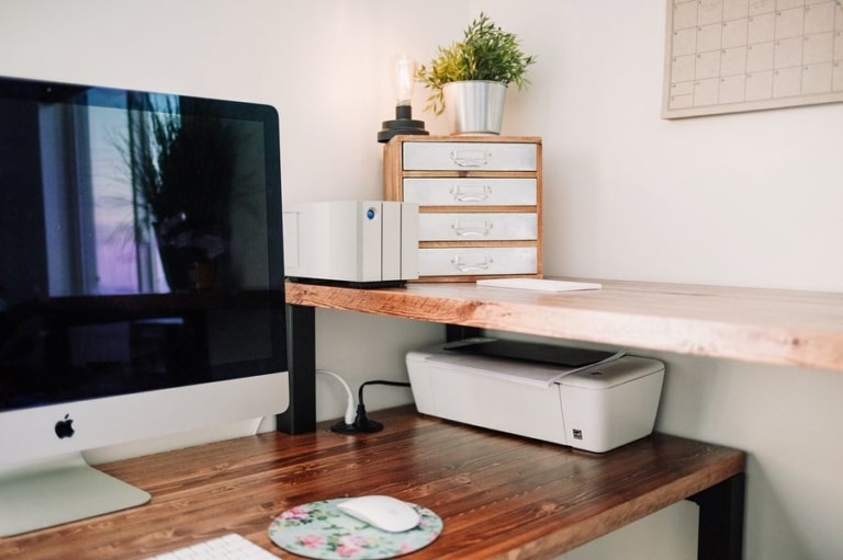 18 Clever Hidden Printer Storage Ideas That Look Like Furniture