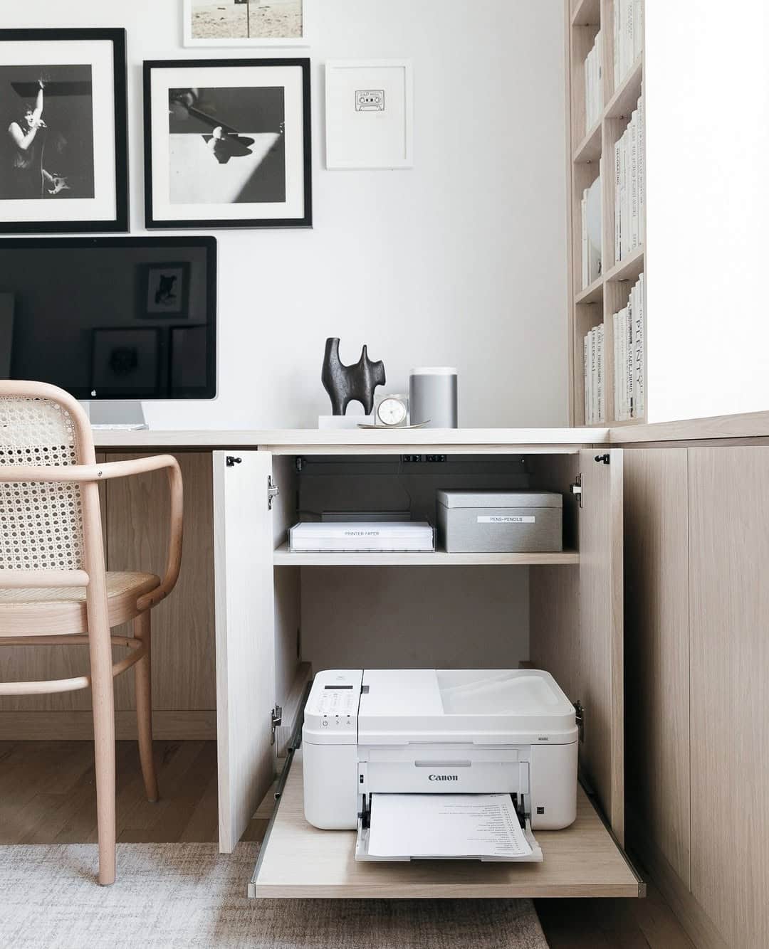 18 Clever Hidden Printer Storage Ideas That Look Like Furniture