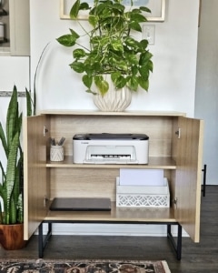 18 Clever Hidden Printer Storage Ideas That Look Like Furniture