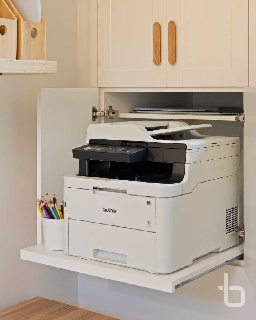18 Clever Hidden Printer Storage Ideas That Look Like Furniture