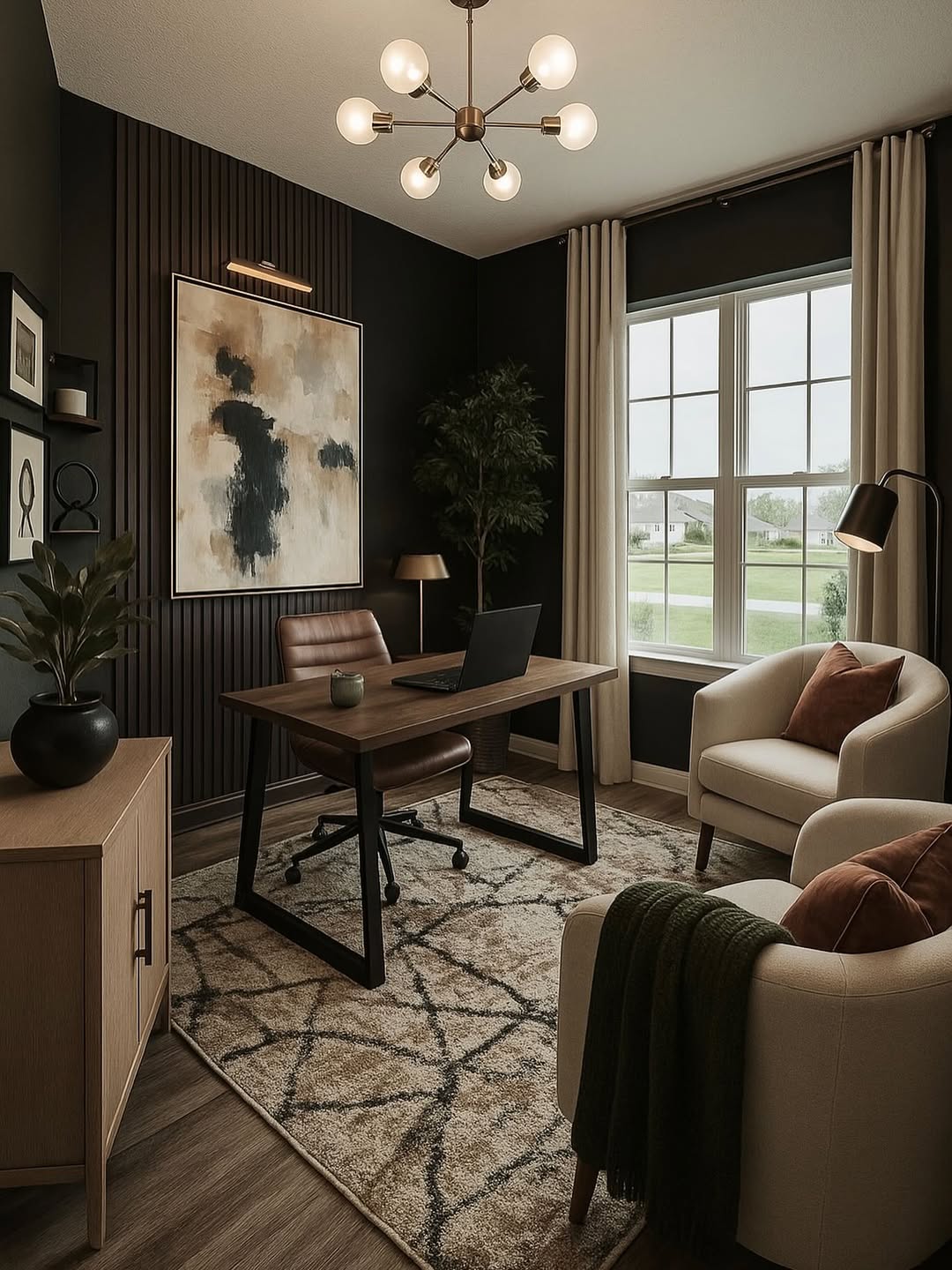 23 Warm Cozy Home Office Ideas That Inspire Productivity
